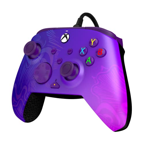 PDP Gaming REMATCH Advanced Wired Controller for Xbox Series X|S/Xbox One/PC, Customizable, App Supported - Purple Fade