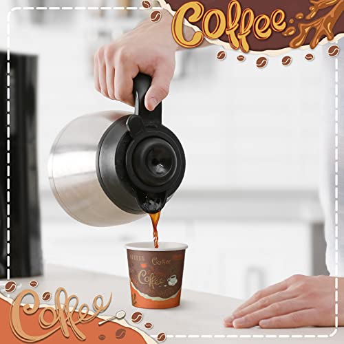 Funtery 200 Pieces Disposable Espresso Coffee Cups 3 oz Disposable Coffee Cups Small Paper Cups 3 oz Cups for Coffee Tea Cocoa Juice Mini Disposable Paper Cups for Cafes Offices and Home