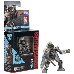 Transformers Toys Studio Series Rise of The Beasts Core Noah Díaz Exo-Suit Toy, 3.5-inch, Action Figures for Boys and Girls Ages 8 and Up