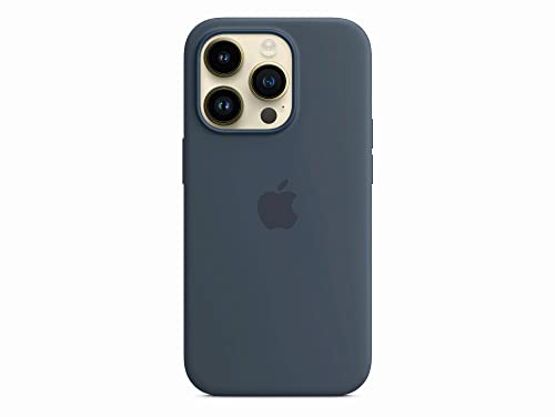 Apple iPhone 14 Pro Silicone Case with MagSafe - Storm Blue