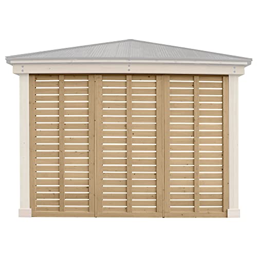 Yardistry 10' Meridian Wood Privacy Wall