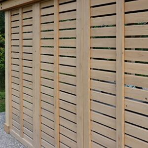 Yardistry 10' Meridian Wood Privacy Wall