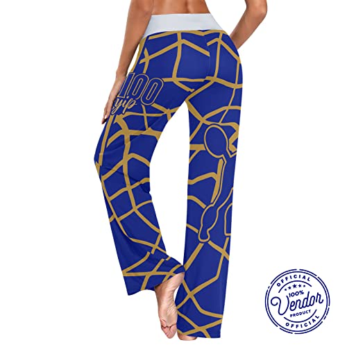 Bad Bananas Sigma Gamma Rho Sorority Paraphernalia - SGRHO - Pajama Bottoms Lounge Pants - Official Vendor - Centennial - Squares Centennial-Squares Large