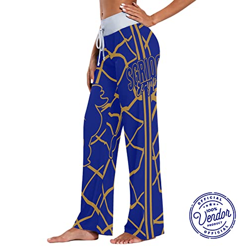 Bad Bananas Sigma Gamma Rho Sorority Paraphernalia - SGRHO - Pajama Bottoms Lounge Pants - Official Vendor - Centennial - Squares Centennial-Squares Large