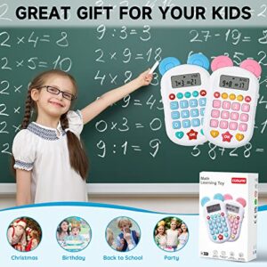 Electronic Math Game for Kids Ages 4+, Addition, Subtraction, Multiplication & Division Learning Educational Toys, Gifts for Girls Boys 4 5 6 7 8 9 Years Old, Classroom Supply