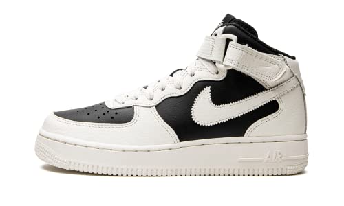 Nike Women's AIR Force 1 '07 Hi-Top Trainers Sneakers, Black/Sail-coconut Milk, 9.5