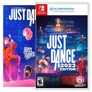 just dance 2023 edition & pin set - code in box, nintendo switch