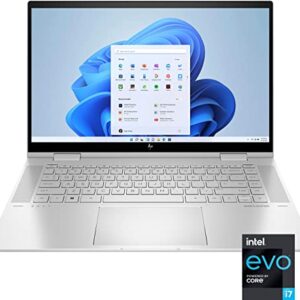 2022 HP Envy X360 15.6" FHD IPS Touchscreen 2-in-1 Laptop Intel EVO Platform i7-1255U 10-Core Iris Xe Graphics 16GB DDR4 1TB SSD Thunderbolt 4 WiFi 6E Backlit KB Windows 11 Pro w/RATZK 32GB USB