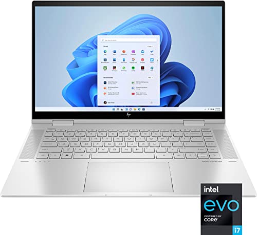 2022 HP Envy X360 15.6" FHD IPS Touchscreen 2-in-1 Laptop Intel EVO Platform i7-1255U 10-Core Iris Xe Graphics 16GB DDR4 1TB SSD Thunderbolt 4 WiFi 6E Backlit KB Windows 11 Pro w/RATZK 32GB USB