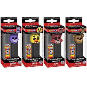 funko pop! pez- five nights at freddy's- bonnie chica foxy and freddy