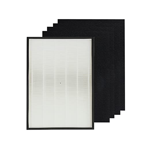 PUREBURG Replacement True HEPA Filter Set Compatible with Kenmore 83195 Fits Air Purifiers 83254 83396 85254 F-K3, H13 High-efficiency Activated carbon Pre-Filters Air Clean VOCs Dust