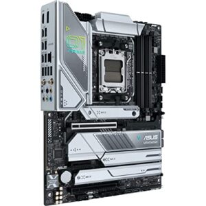 asus prime x670e-pro wifi socket am5 (lga 1718) ryzen 7000 atx motherboard(pcie® 5.0,ddr5,4x m.2 slots, usb 3.2 gen 2x2 type-c®, usb4® support, wifi 6e, and 2.5g ethernet)