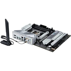 ASUS Prime X670E-PRO WiFi Socket AM5 (LGA 1718) Ryzen 7000 ATX Motherboard(PCIe® 5.0,DDR5,4X M.2 Slots, USB 3.2 Gen 2x2 Type-C®, USB4® Support, WiFi 6E, and 2.5G Ethernet)