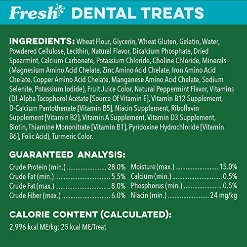 Greenies Teenie Natural Dental Care Dog Treats, 36 oz. Variety Pack, 3 Packs of 12 oz. Treats