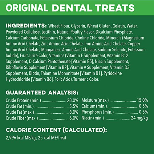 Greenies Teenie Natural Dental Care Dog Treats, 36 oz. Variety Pack, 3 Packs of 12 oz. Treats