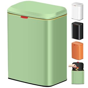 waycom 2.1 gal compost bin kitchen for counter top or under sink,compost bin stainless steel hanging compost bin with lid for cupboard/bathroom/bedroom/office,indoor compost bucket