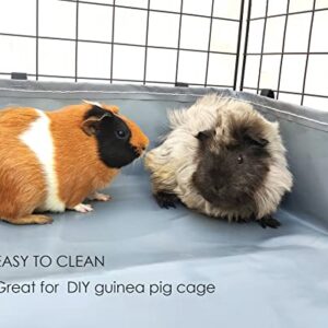 DOZZOPET Guinea Pig Cage Bottom for C & C Grids Habitat, Waterproof and Washable Liner Base for Rabbits,Chinchillas,Ferrets and Other Small Animals Pet (Upgrade-27 x 42")