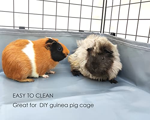 DOZZOPET Guinea Pig Cage Bottom for C & C Grids Habitat, Waterproof and Washable Liner Base for Rabbits,Chinchillas,Ferrets and Other Small Animals Pet (Upgrade-27 x 42")