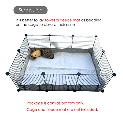 DOZZOPET Guinea Pig Cage Bottom for C & C Grids Habitat, Waterproof and Washable Liner Base for Rabbits,Chinchillas,Ferrets and Other Small Animals Pet (Upgrade-27 x 42")