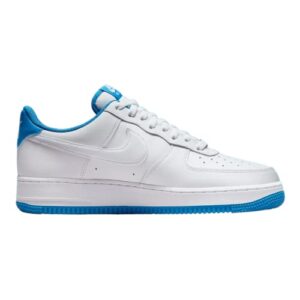 Nike Air Force 1 Low Men's White/White-LT Photo Blue DR9867-101 12.5