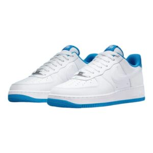 Nike Air Force 1 Low Men's White/White-LT Photo Blue DR9867-101 12.5