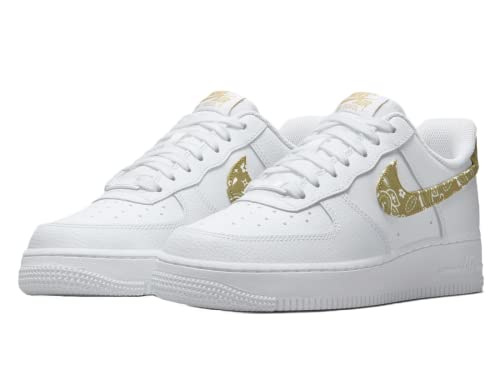 Nike Women's Air Force 1 Low '07, White/Barley-white, 5