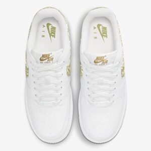 Nike Women's Air Force 1 Low '07, White/Barley-white, 5