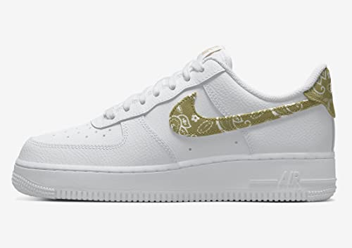 Nike Women's Air Force 1 Low '07, White/Barley-white, 5