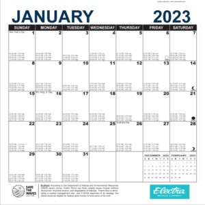 S & A PUBLISHING GLOBAL SURF 2023 SOUTHERN CALIFORNIA TIDE CALENDAR (12 in x 12 in) WALL BENEFITING SAVE THE WAVES, SURFING BOARD SPORTS