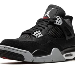 Jordan Mens Air 4 DH7138 006 Black Canvas - Size 11