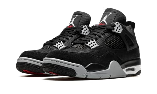 Jordan Mens Air 4 DH7138 006 Black Canvas - Size 11