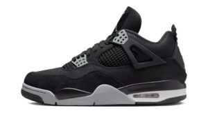 jordan mens air 4 dh7138 006 black canvas - size 9