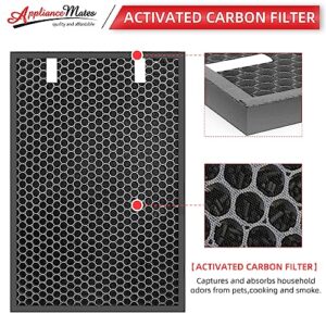 Air220 Air320 Filter Replacement for Bissell Air320 Air220 2609A Air Purifier, 2678, 2804 HEPA Filter + Pre-Filter and 2677 Activated Carbon Filter, 1 Set