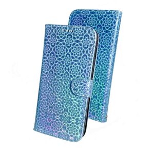 MojieRy Phone Cover Wallet Folio Case for Oppo REALME 7 PRO, Premium PU Leather Slim Fit Cover for REALME 7 PRO, 2 Card Slots, Simple Cover, Blue