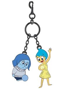 loungefly disney inside out joy & sadness keychain