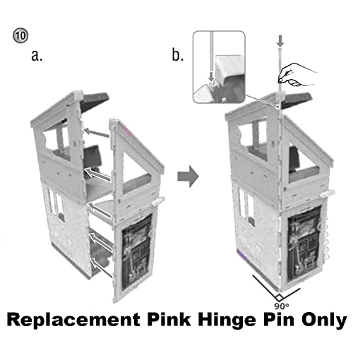 Replacement Parts for Barbie Malibu House Playset - FXG57 ~ Replacement Pink Hinge Pin