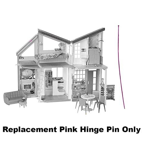 Replacement Parts for Barbie Malibu House Playset - FXG57 ~ Replacement Pink Hinge Pin