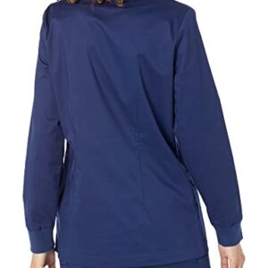 Amazon Essentials Women's Scrub Snap Jacket (Available in Plus Size), Dark Blue, XX-Large