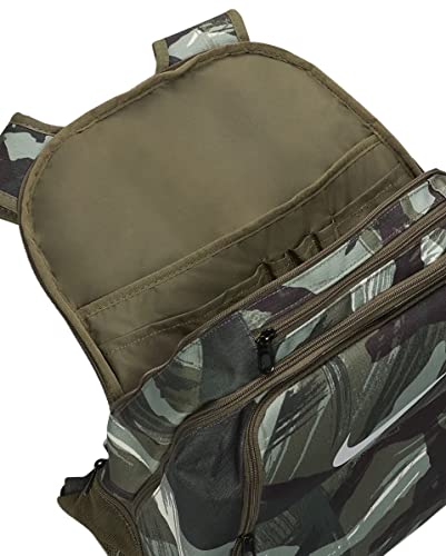 Nike Brasilia X-Large Backpack-9.5 (Medium Olive/Black/Particle Grey, Misc)