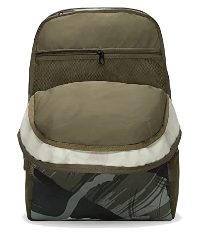 Nike Brasilia X-Large Backpack-9.5 (Medium Olive/Black/Particle Grey, Misc)