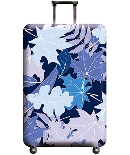 Travel Luggage Cover, Suitcase Protector Bag Fits 26-28 Inch Luggage Bluemaple