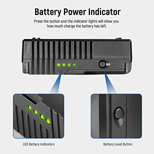 Neewer V Mount/V Lock Battery, 47Wh 14.8V 3200mAh Mini Lightweight Rechargeable Lithium Battery for Broadcast Studio Video Camcorder, Compatible with Sony HDCAM XDCAM Digital Cinema Cameras, BP-V47