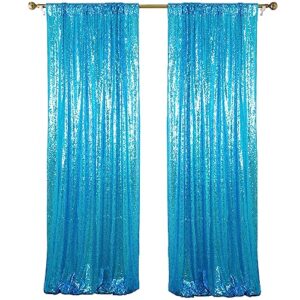 wedding backdrop curtains 4x10ft turquoise sequin backdrop sequin curtains party backdrop photography backdrop christmas backdrop curtains birthday background