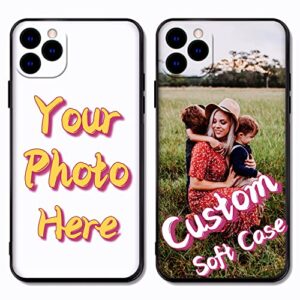 unique-custom-gift personalized photo black matte soft tpu slim phone case for oppo r17 find x2 x3 f17 f9 a94 a72 reno 8 7 6 5 realme 9 8 pro, customize picture thin silicone back bumper cover