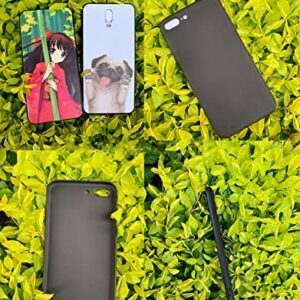 Unique-Custom-Gift Personalized Photo Black Matte Soft TPU Slim Phone Case for OPPO R17 Find X2 X3 F17 F9 A94 A72 Reno 8 7 6 5 Realme 9 8 Pro, Customize Picture Thin Silicone Back Bumper Cover