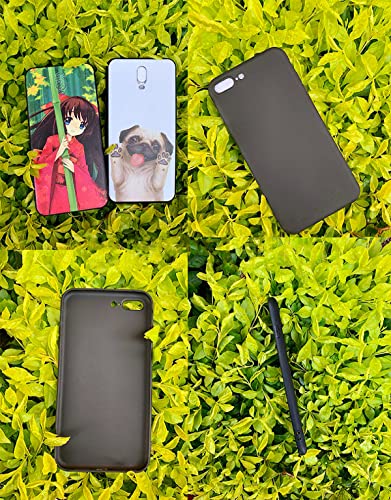 Unique-Custom-Gift Personalized Photo Black Matte Soft TPU Slim Phone Case for OPPO R17 Find X2 X3 F17 F9 A94 A72 Reno 8 7 6 5 Realme 9 8 Pro, Customize Picture Thin Silicone Back Bumper Cover