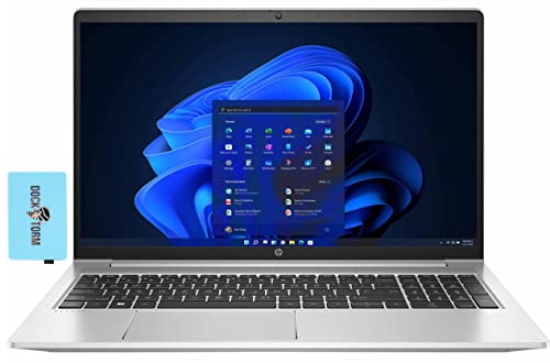 HP ProBook 455 G9 15.6" 60Hz FHD IPS Laptop (AMD Ryzen 5 5625U 6-Core, 16GB RAM, 512GB PCIe SSD, AMD Radeon, Backlit KB, WiFi 6, Bluetooth 5.2, Ethernet LAN (RJ-45), HD Webcam, Win 10 Pro) with Hub