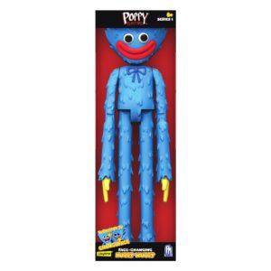 poppy playtime - huggy wuggy deluxe face-changing action figure (12" tall, series 1) [officially licensed]