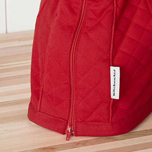 KitchenAid Quilted Fitted Tilt-Head Stand Mixer Cover Single Pack, Passion Red, 14.375"x18"