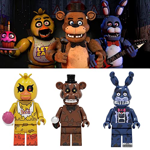 11 Xoerotk FNAF Action Figure, 24PCS 5 Nights Freddy Toys FNAF Gift Set Party Favors